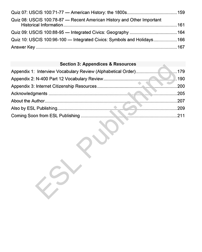 U.S. Citizenship Bootcamp - ESL Publishing